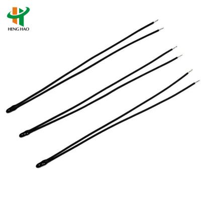 China Copper Tube NTC Thermistor Temperature Sensor with Wire Connect PVC Cable for 40-150C Range for sale