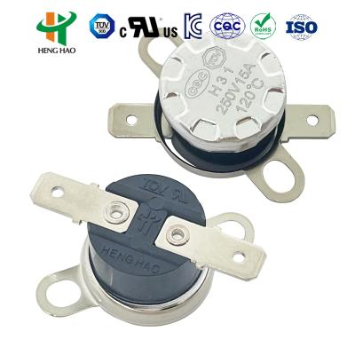 China KSD301 Bimetal Thermostat Temperature Controlled Switch With 0~250℃ Range ±3/±5/±10℃ Accuracy And Normally Closed Or Normally Open Contact for sale
