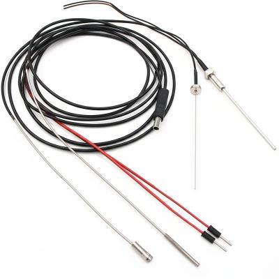 중국 NTC 50K 열전도 PT100 플래티넘 저항 PT1000 온도 탐사 판매용