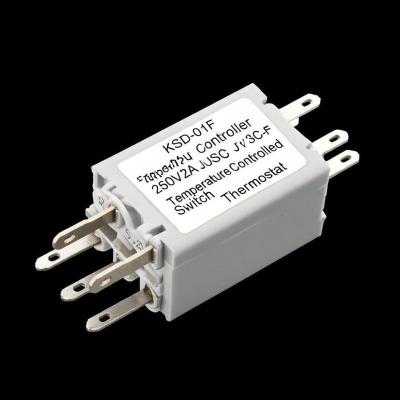 중국 KSD-01F 온도 조절기 250V2A JUC-31F 온도 제어 스위치 JUC-31F 온도 조절기 판매용