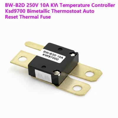 China BW-B2D 250V 10A KW9700 Controlador de temperatura Ksd9700 Termostato bimetal y fusible térmico de reinicio automático en venta