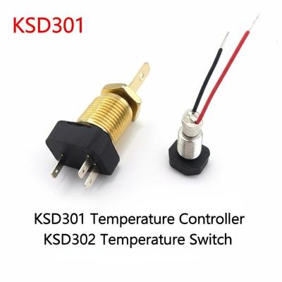 China Control de temperatura KSD301 con rango de 0-250℃ Normalmente Cerrado o Abierto Certificado UL CQC TUV RoHS en venta