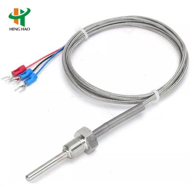 China Thread Head Ntc Temperature Sensor PT100 R J Thermocouple Thermal Sensor Switch for sale