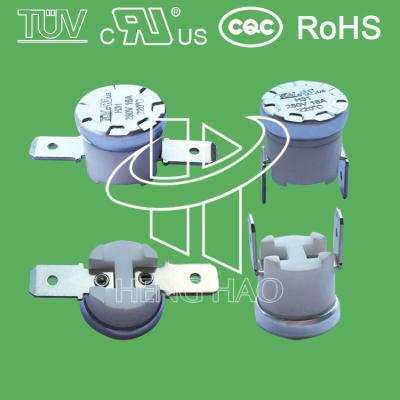 China temperature cutout switch, ceramic high temperature bimetal thermostat for toaster for sale