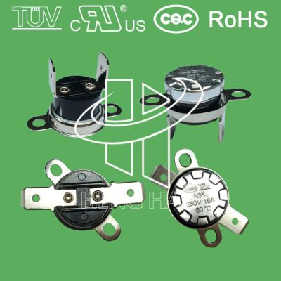 China 5A/7V KSD301 Temperature Controlled On Off  Switch en venta