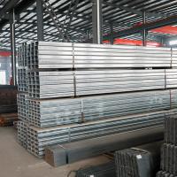 China Hot Dip Galvanized Square Rectangular Tube A992 SS400 0.6-20mm Wall Thickness for sale