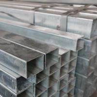 China Hot Dip Galvanized Square Rectangular Tube A992 SS400 0.6-20mm Wall Thickness for sale