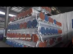 Hot dip hollow metal GI square round galvanized steel pipe