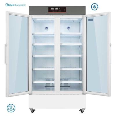 China Temperatuur nauwkeurigheid 0,1 graden Glasdeur Apotheek koelkast voor laboratorium ziekenhuis Te koop