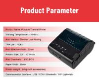 China Rechargeable COM WIFI 80mm Portbale Mini Thermal Printer Bluetooth for sale