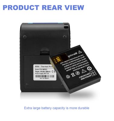 China Posição portátil de Bluetooth 58mm Mini Thermal Printer Thermal Transfer Android à venda