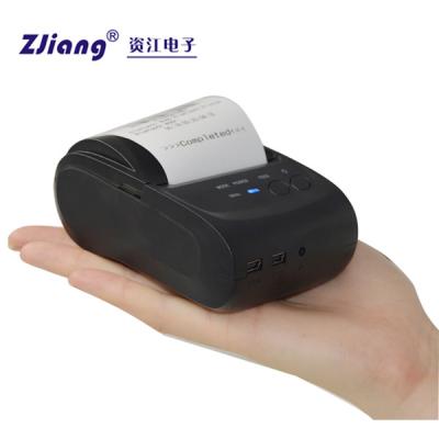 China Draagbare 58mm Printer zj-5802 van Thermal Bluetooth Restaurant van de Ontvangstbewijsprinter Te koop