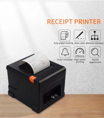 China Thermal 220mm/S Speed 80mm Bill Receipt Printer With Auto Cutter for sale