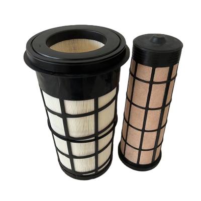Cina Filtro d'aria per autocarri P611190 P611189 AF4181 YY11P00008S003 con telaio di supporto in plastica in vendita