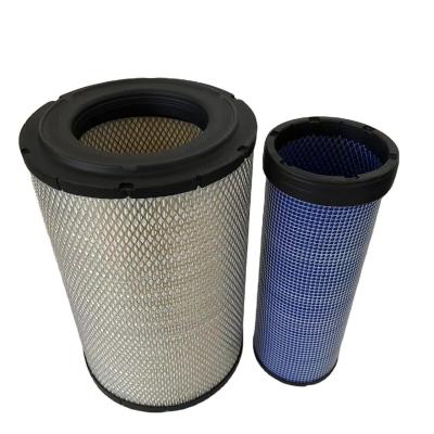 Cina Numero di riferimento FUSO AG 1012 filtro dell'aria per escavatore MB-KU810AB 4286128/4286130 AF25414/AF25412 P821938 / P821963 AT280662/ AT280663 in vendita