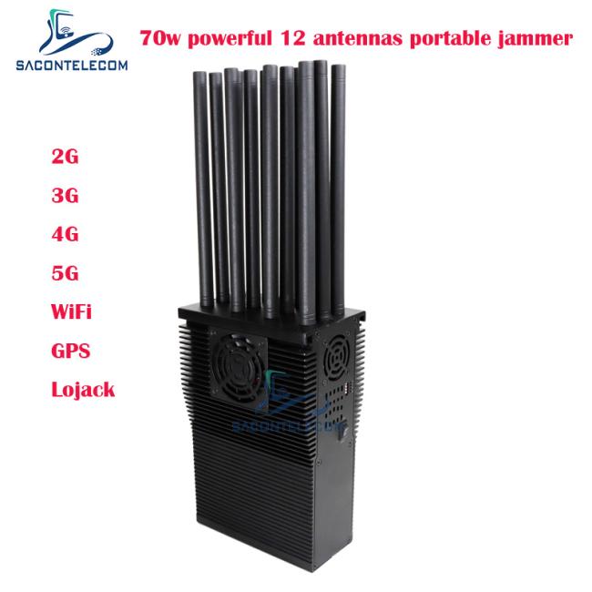 12 Bands Handheld Full Bands Mobile Phone Signal Jammer