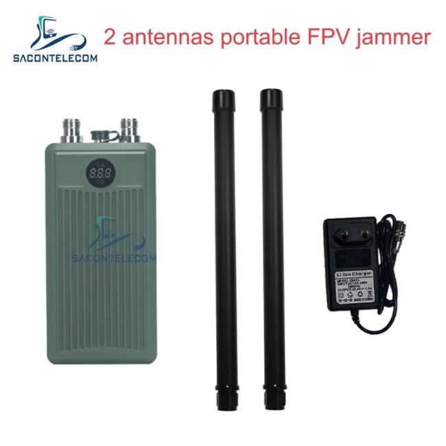 2 Bands Portable FPV Drone Jammer Handheld Device
