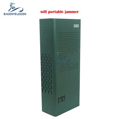 中国 3チャネルのWiFi信号の妨害機のブロッカー2.4G 5.2G 5.8Gポータブル 販売のため