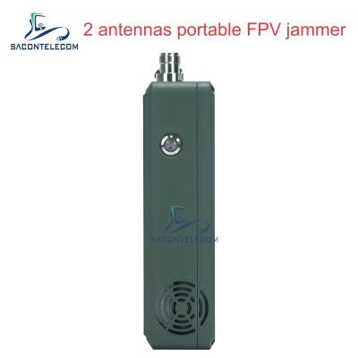 중국 휴대용 2 밴드 핸드헬드 안티 드론 재머, 60W 출력 및 32000mAh 배터리 판매용