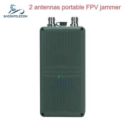 중국 휴대용 2 밴드 핸드헬드 안티 드론 재머, 60W 출력 및 32000mAh 배터리 판매용