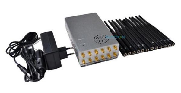 2dBi κεραίες φορητό σήμα jammer 7.4V 10000mAh AC φόρτιση