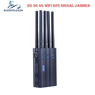 Chine CDMA800 4000mAH brouilleur de signal portable DC12V GPS Wifi Bloqueur de signal à vendre