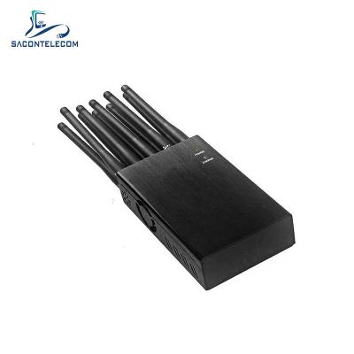 中国 WiFi GPS ロジャック 2G 3G 4G 5G 信号妨害器 10チャネル 10w パワー 20m半径 販売のため