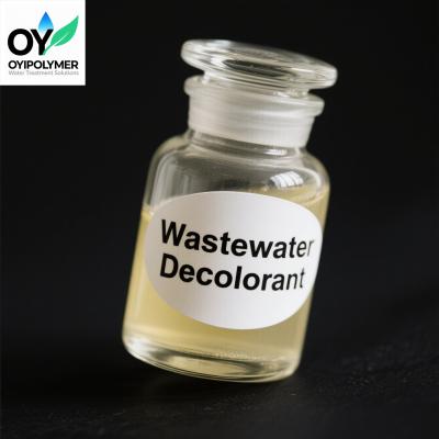 China 50% Solid Content Wastewater Decolorant And Decolorizing Flocculant With Fast Reaction Time for sale