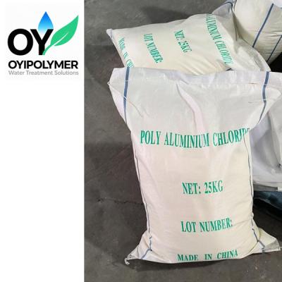 China 25kg Bag/Packing White PAC Polyaluminium Chloride 30% For Drinking Water Treatment for sale