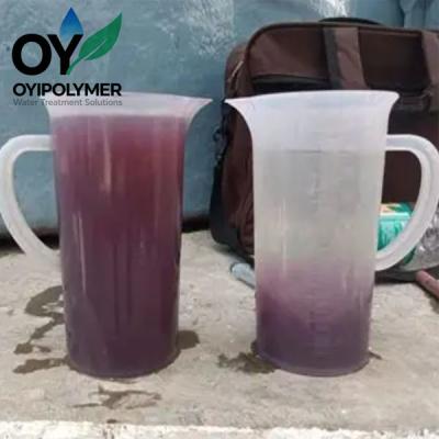 China Slaughterhouse Effluent Flocculant Chemicals For Water Treatment High Charge Of 60% for sale