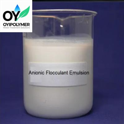 China Alumina Processing Sludge Treatment Flocculant Anionic Polyacrylamide Emulsion AL 2915 for sale