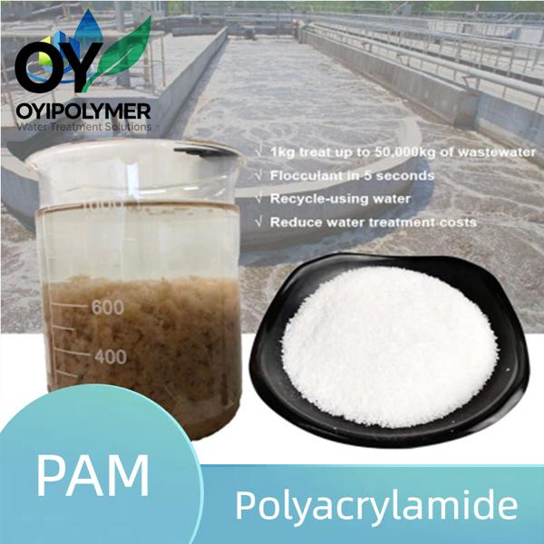 Quality Morocco Phosphoric Acid Factory Wastewater Treatment Flocculant A100 Anionic Polyacrylamide AA5214 Grade for sale