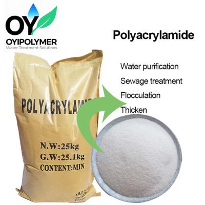 China Industrially Selected Polyacrylamide PAM Anionic Sand Washing Mud Sewage Treatment Flocculant for sale