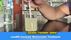 Landfill Leachate Wastewater Treatment by OYIFLOC Flocculant
