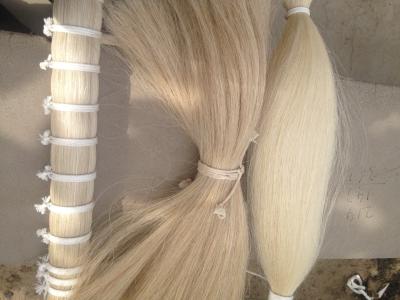 China White Double Drawn Horse Tail Hair for Bow Hair for sale