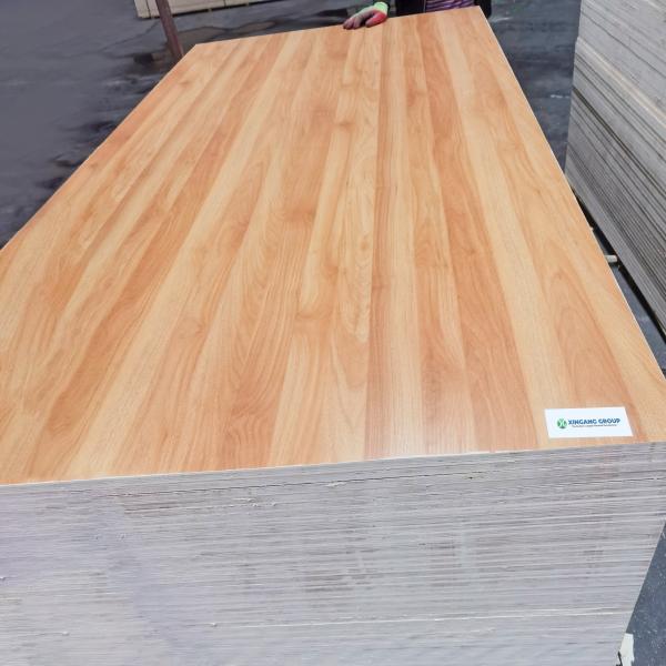 Quality 6mm 9mm 12mm 15mm 18mm Melamine Plywood Board 4x8ft For Furniture Cabinet for sale