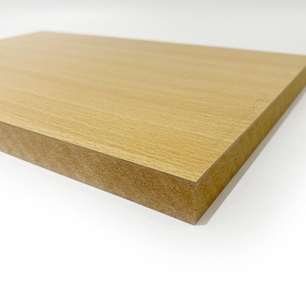 Quality High Density Melamine Faced MDF Sheets Elegant Light Wood Grain Texture Fade for sale