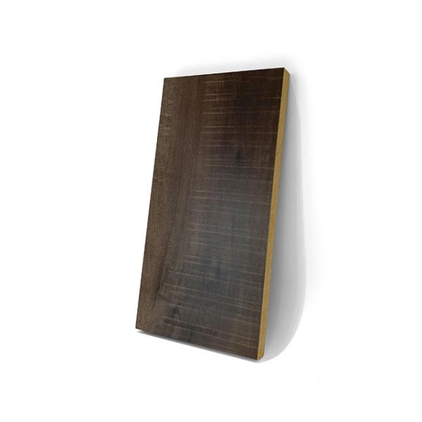 Quality Luxury Dark Walnut Grain Melamine Faced MDF Sophisticated Deep Wood Texture Fiberboard for sale