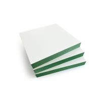 Quality Moisture Resistant White Melamine Faced MDF Green Core HMR Fiberboard 4'x8' for sale
