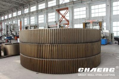 China Ball mill girth gear and rotary kiln girth gear manufacturer supply for sale