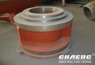 China Ball mill spare parts, cast steel bearing pedestal custom manufacture for sale