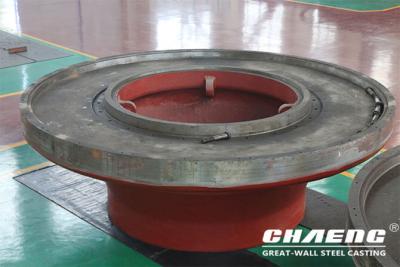 China Vertical roller mill parts grinding table, 1-150T custom manufacture for sale