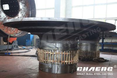 China Ball mill trunnion, ball mill head, ball mill cover for sale
