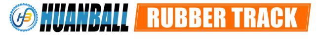 Rubber Crawler Track for Kubota Combine Harvester Model DC105X 575X93X58