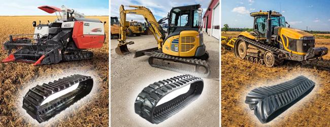 Rubber Crawler Track for Kubota Combine Harvester Model DC105X 575X93X58