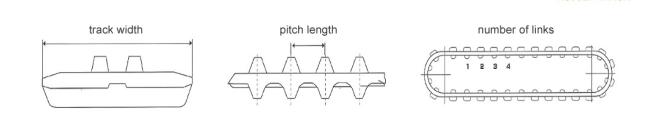 500*90*55 Rubber Tracks Low Price with Superior Quality
