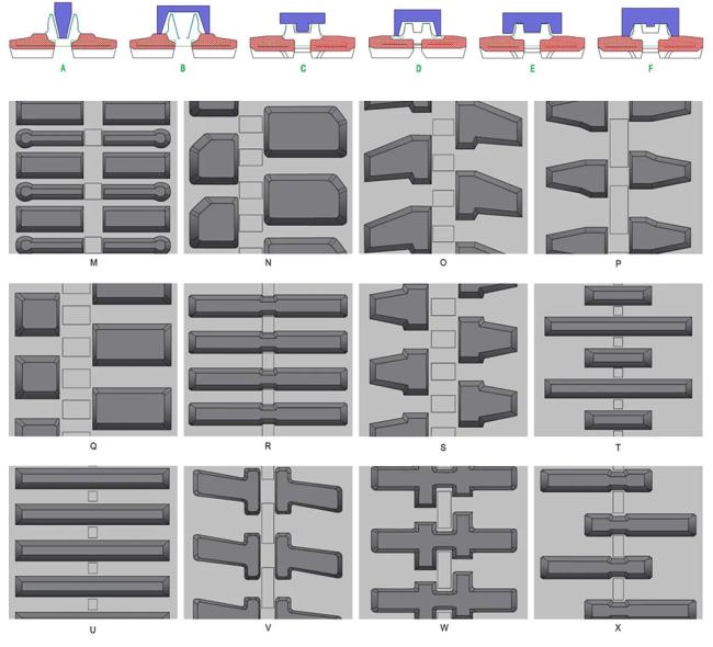 Ku Combine Rubber Track 330*79*36 for Sr-J2 Sr-J3 Ar-211 Ar-213