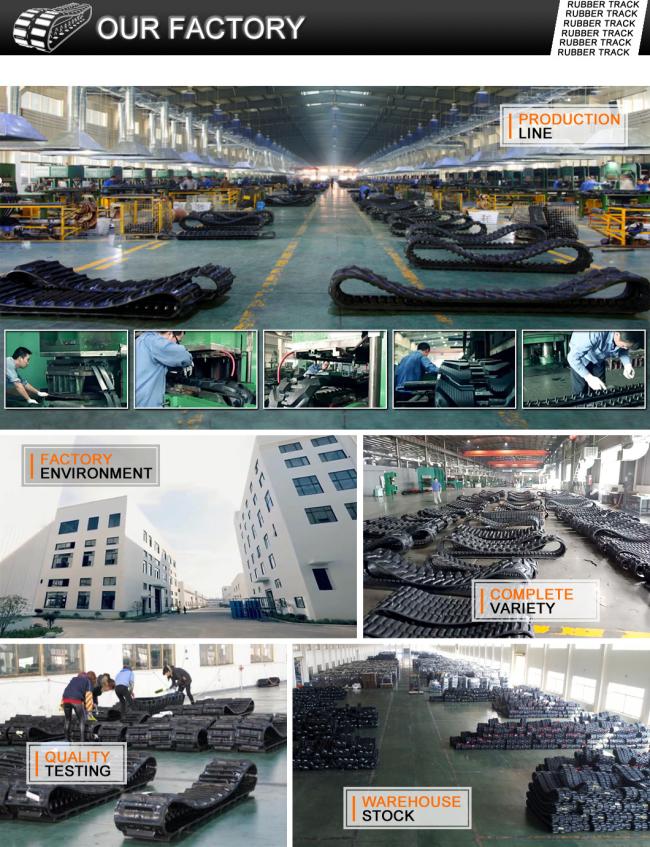 11&quot; Width Excavators Rubber Track 280*72*54 for Small Construction Equipment