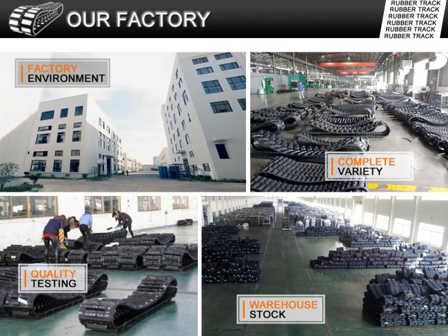 Mini Rubber Crawler 280*72*47 Excavator Rubber Tracks for Construction Machinery Parts