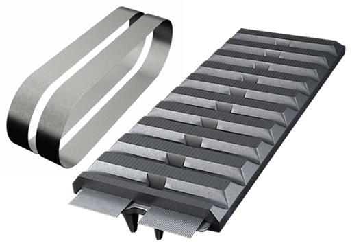 Morooka Mst2000 Large Rubber Track 800X125X80 for Construction Machinery Dumper Carrier